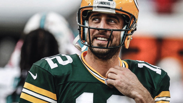 NFL's Aaron Rodgers Is Receiving His First NBA Championship Ring