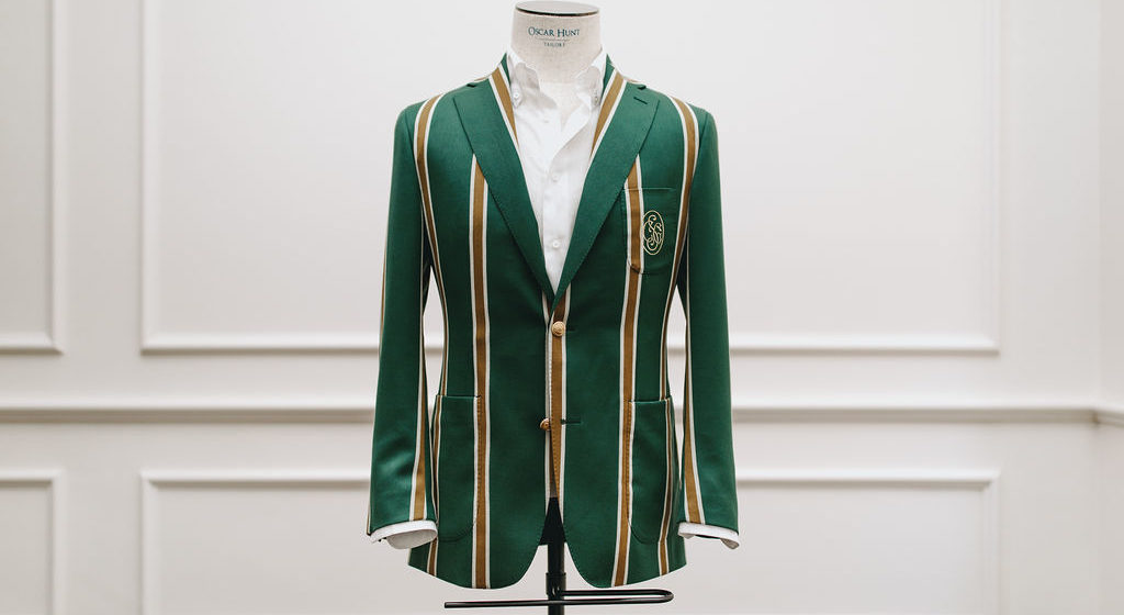 Oscar Hunt's custom SCG member's blazer is the ultimate WASP uniform