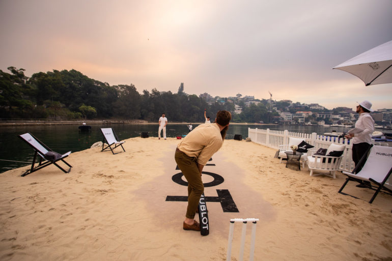 Hublot Celebrate Aussie Summer With A Floating Cricket Pitch On Sydney ...