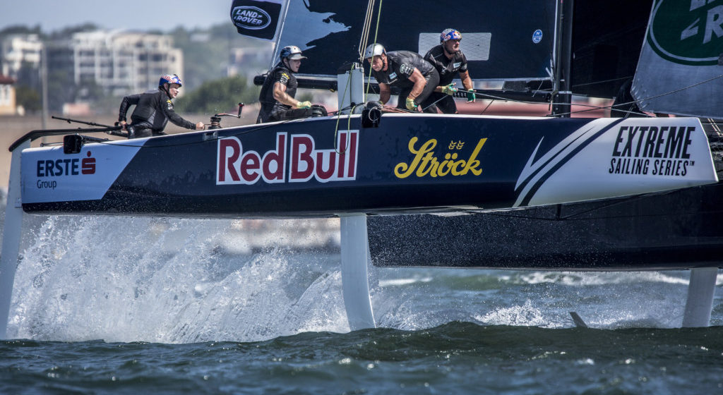 In The Water With The Red Bull Extreme Sailing Team