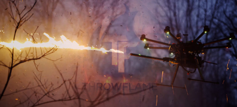 You Can Now Buy Drones With Throwflame TF-19 WASP Flamethrowers