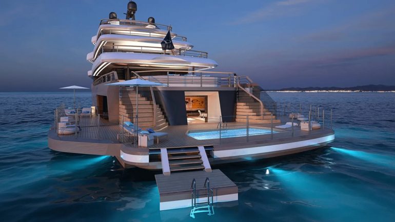 'The Island': Nauta Design Yachts Now Feature An Expandable Beach Club ...