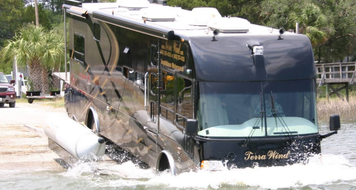 This $1.6 Million Amphibious Motorhome Is The James Bond Of RVs