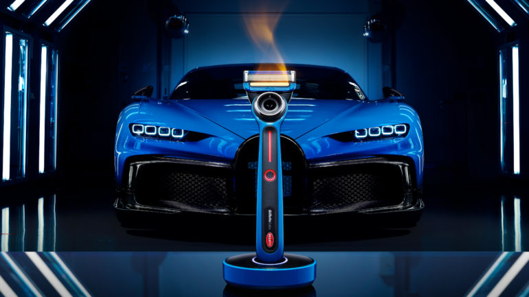 Gillette Bugatti Special Edition Heated Razor - Boss Hunting