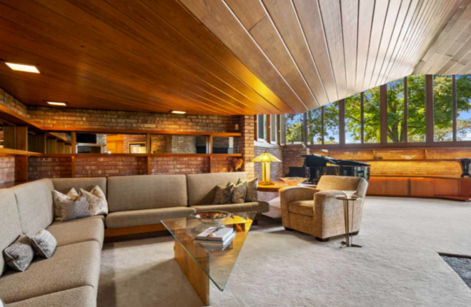 Inside Ramón Novarro’s Lloyd Wright Designed Samuel-Novarro House