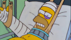 Homer Simpson's Injuries Would Cost A Staggering $200 Million In Real Life