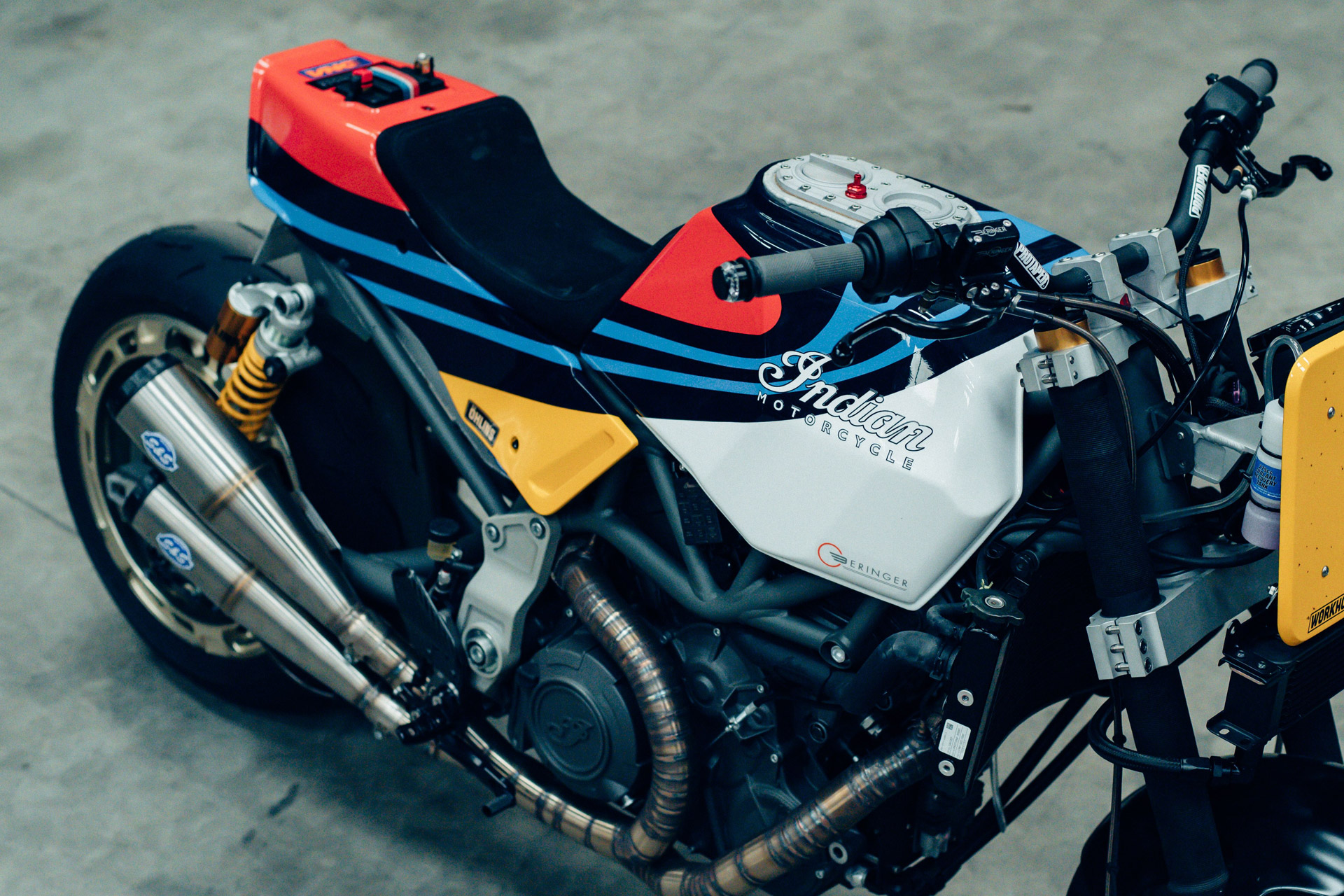 This Custom Indian Motorcycle's Iconic Livery Is Guaranteed To Turn Heads