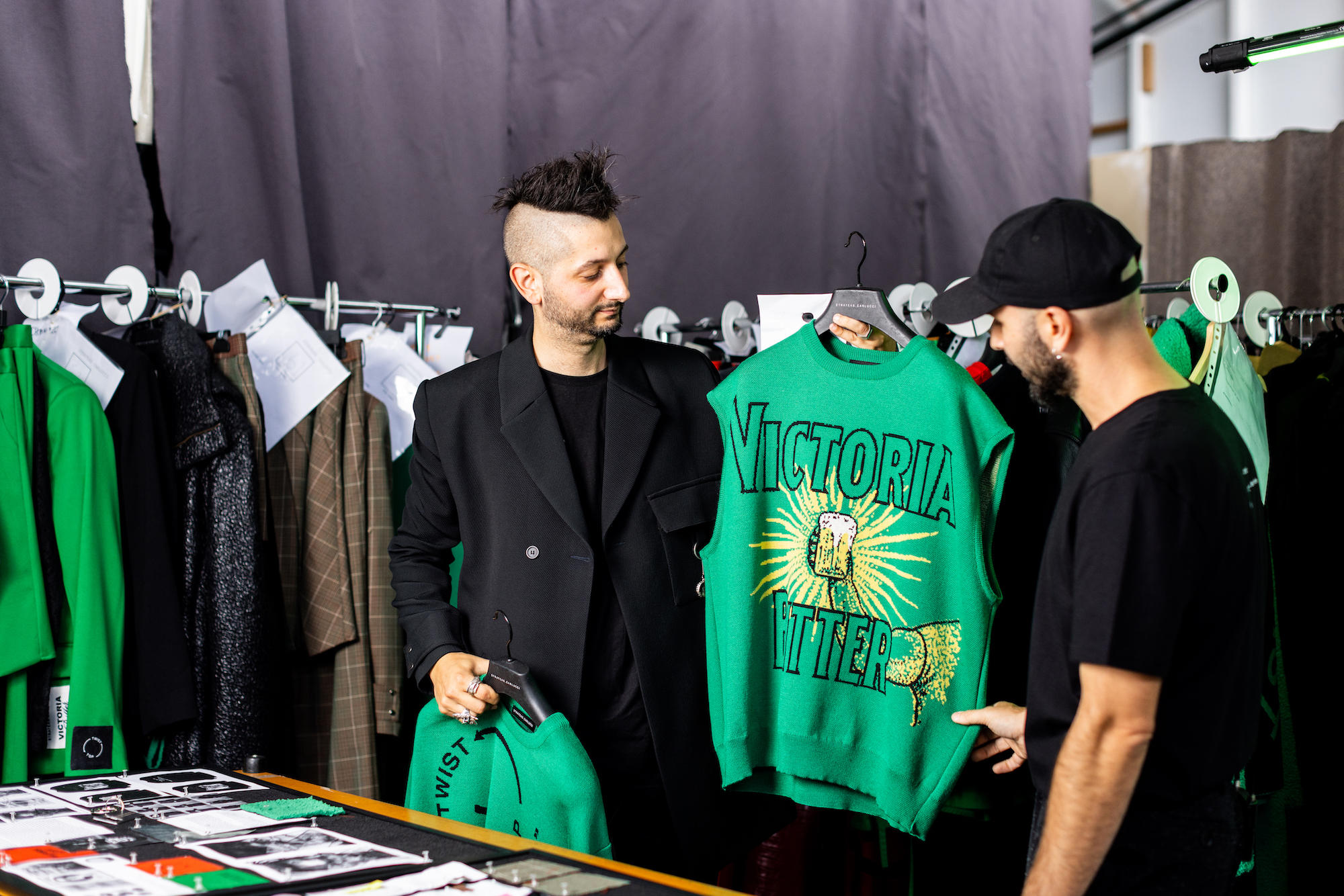 VB Looks Really, Really Ridiculously Good Looking At Fashion Week
