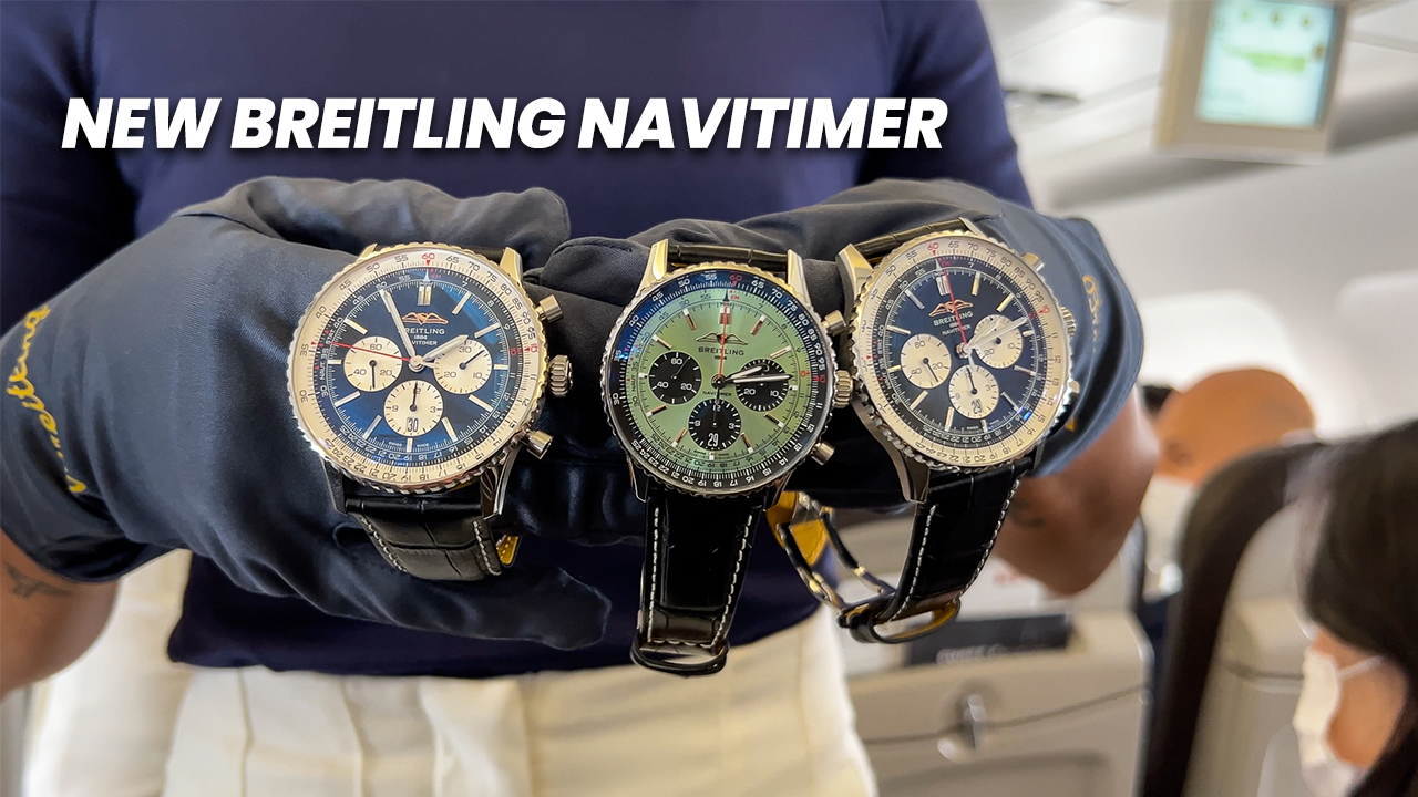 Boss Hunting TV: New Navitimer Launch Aboard A Private Charter Flight ...