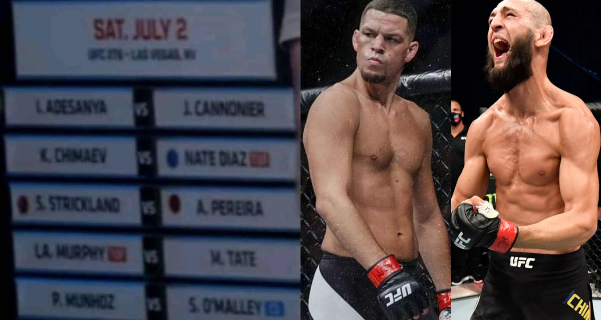 UFC 276 Fight Card Revealed In Photo Leak (And It's Bloody Epic)