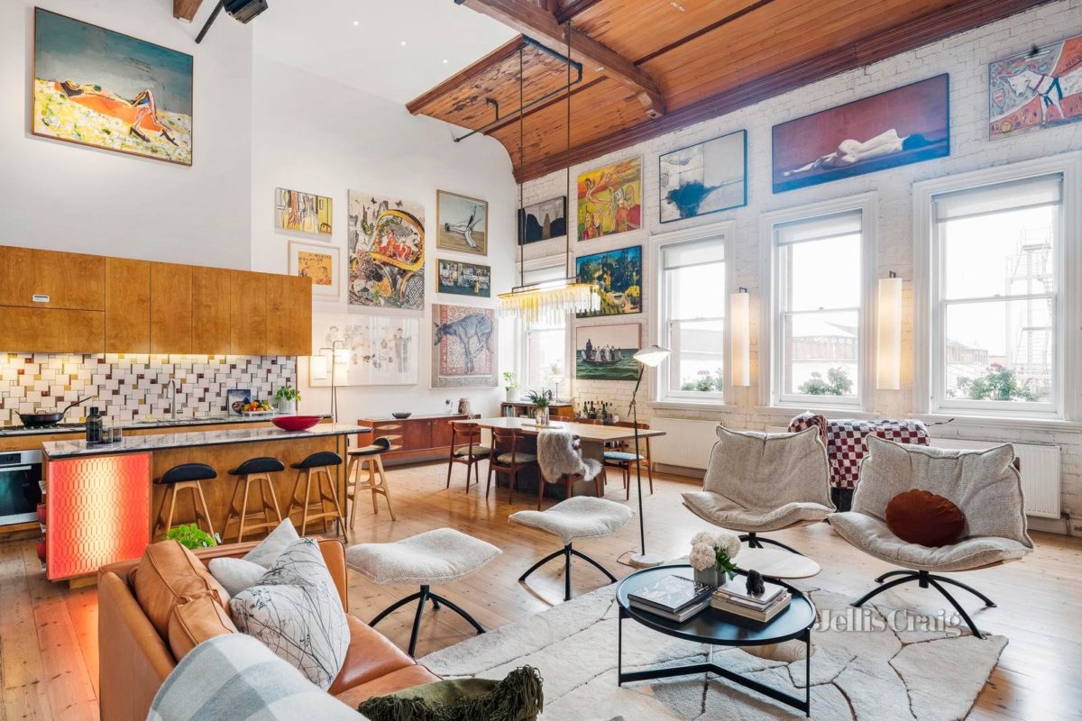 This New York-Style Loft Apartment Is Quintessential Collingwood Cool