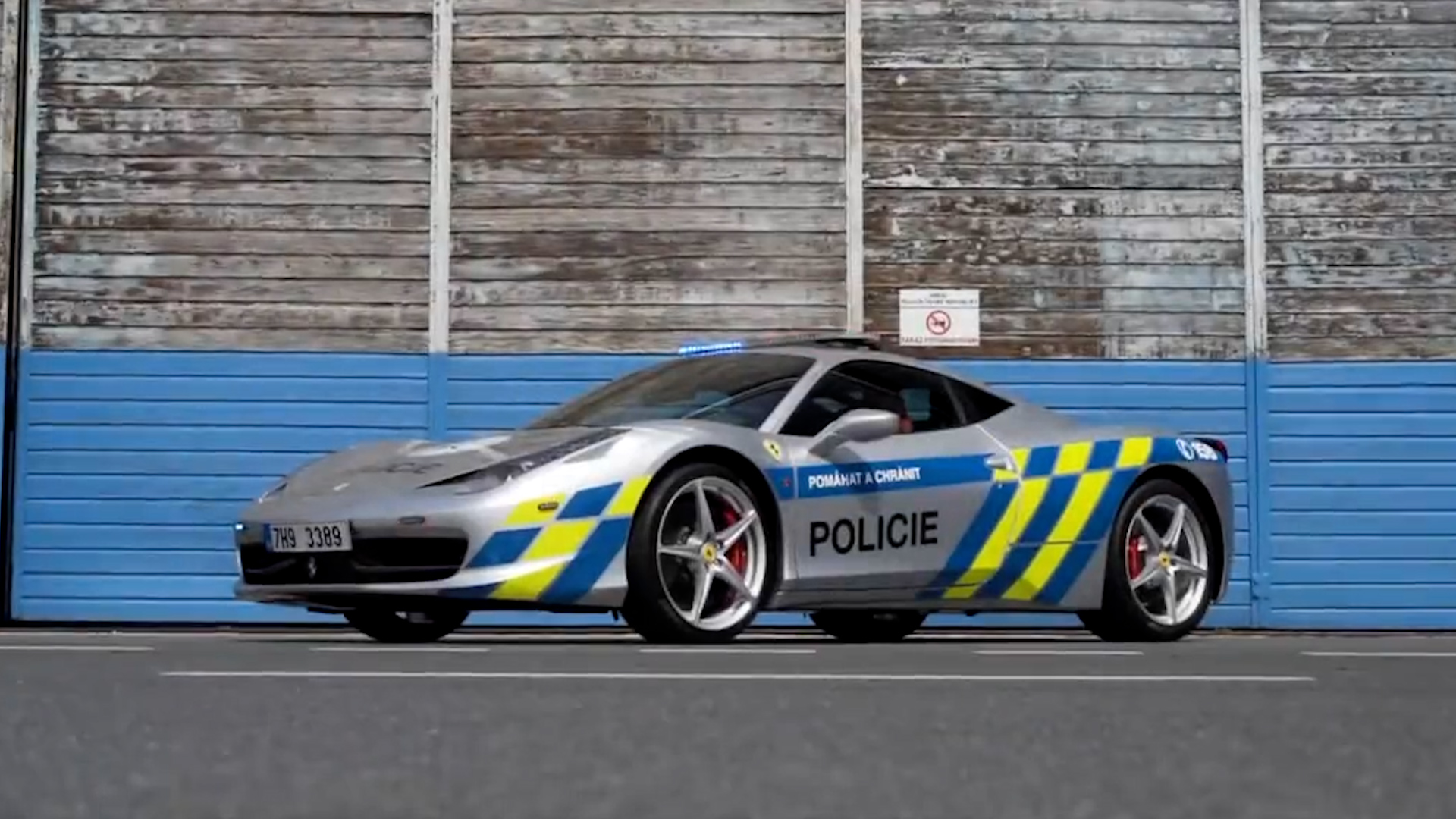 Czech Police Turn Confiscated Ferrari 458 Italia Into Patrol Car