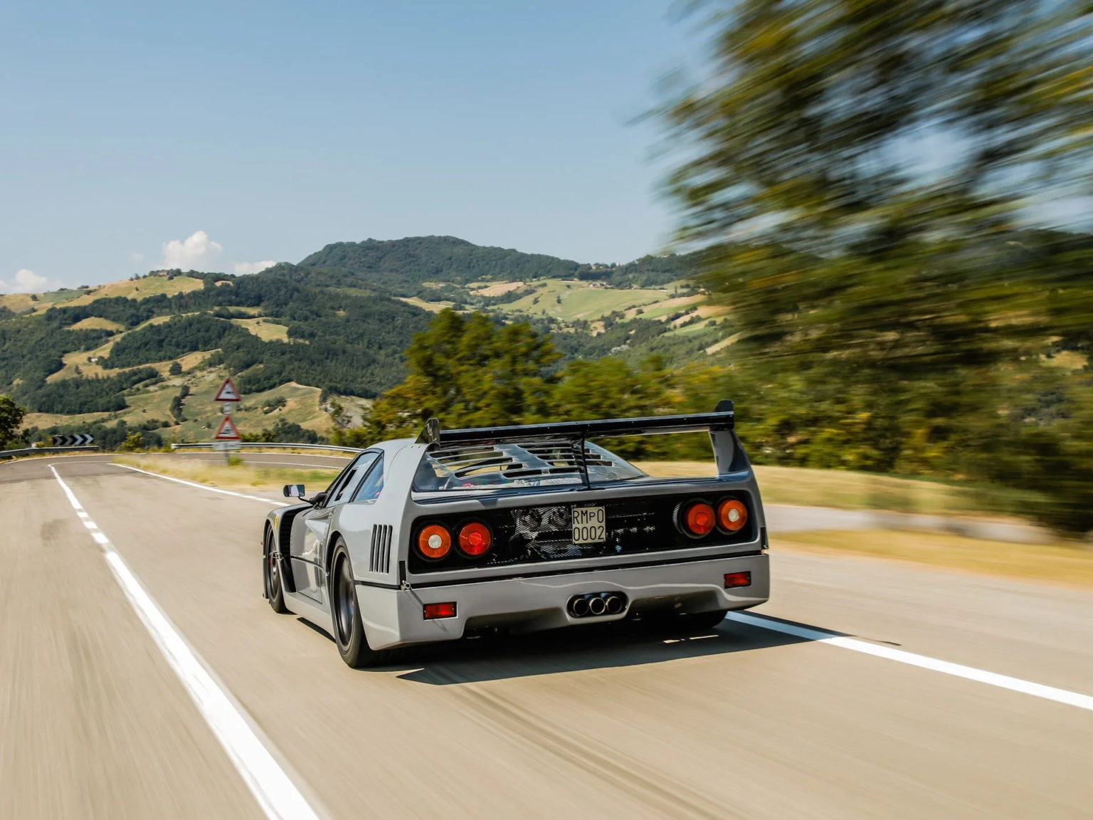 Unique Nardo Grey Ferrari F40 "Competizione" To Be Sold At Auction