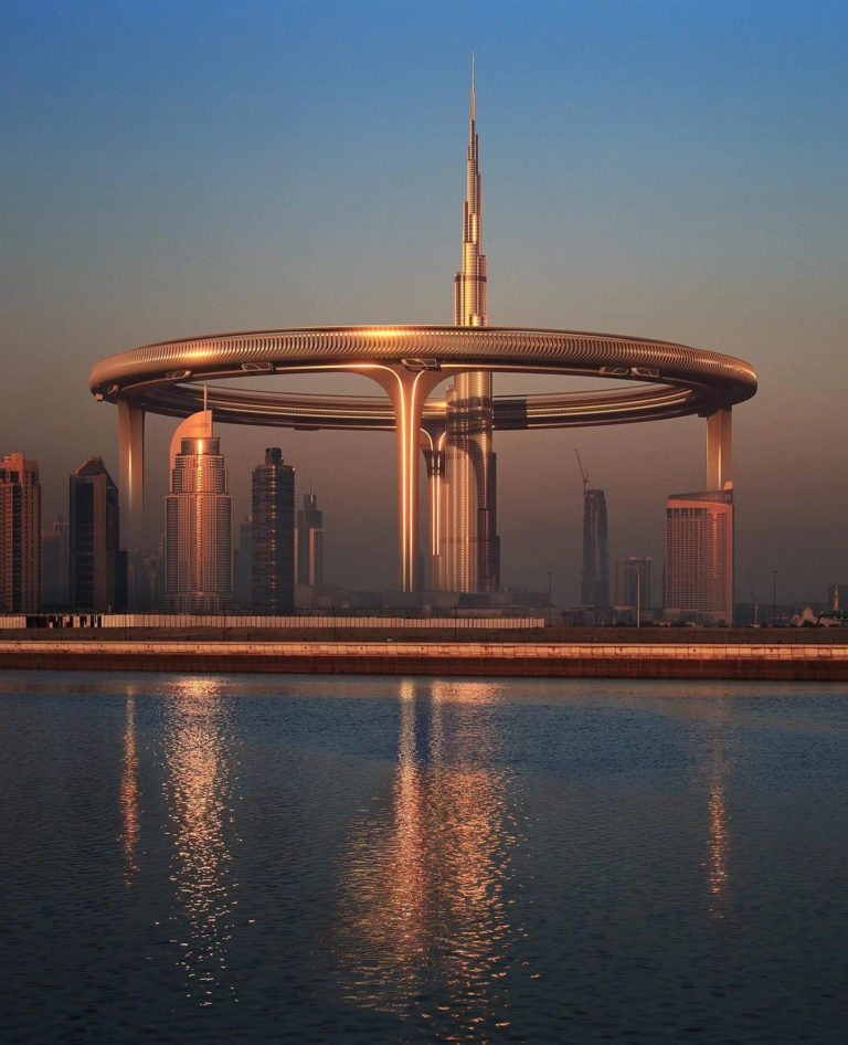 Dubai Architects Reveal Plans For 550m-High Downtown Circle Around Burj ...