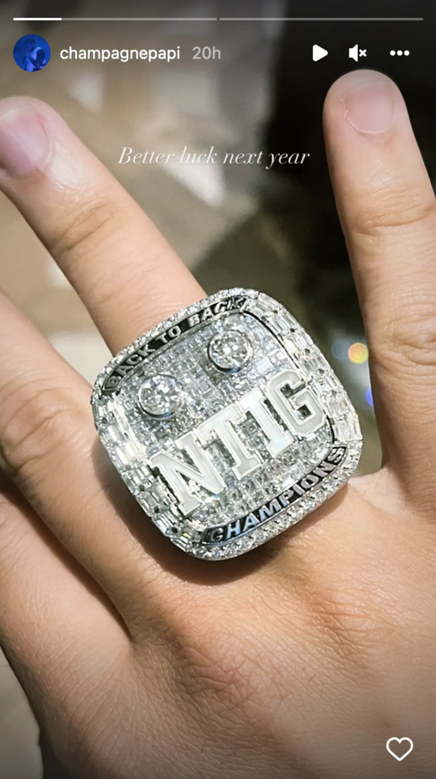 Drake Buys $100K Championship Rings For His Rec League Basketball Team