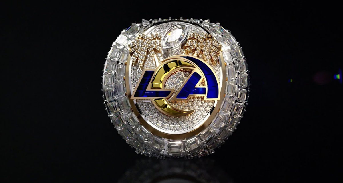 The LA Rams' Super Bowl LVI Rings Are Pure Hollywood Extravagance