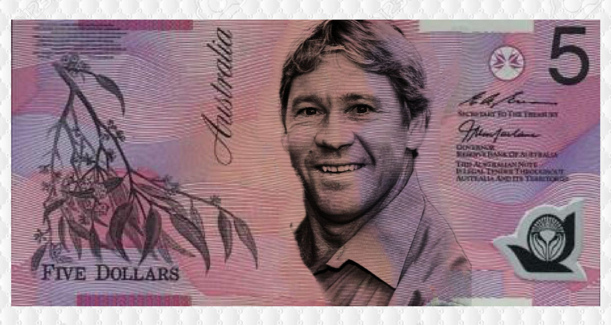 There Are Petitions To Print Steve Irwin On The Aussie $5 Note