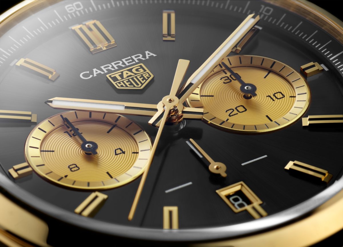 TAG Heuer Revisits Racing's Heyday With New 18K Gold Carrera