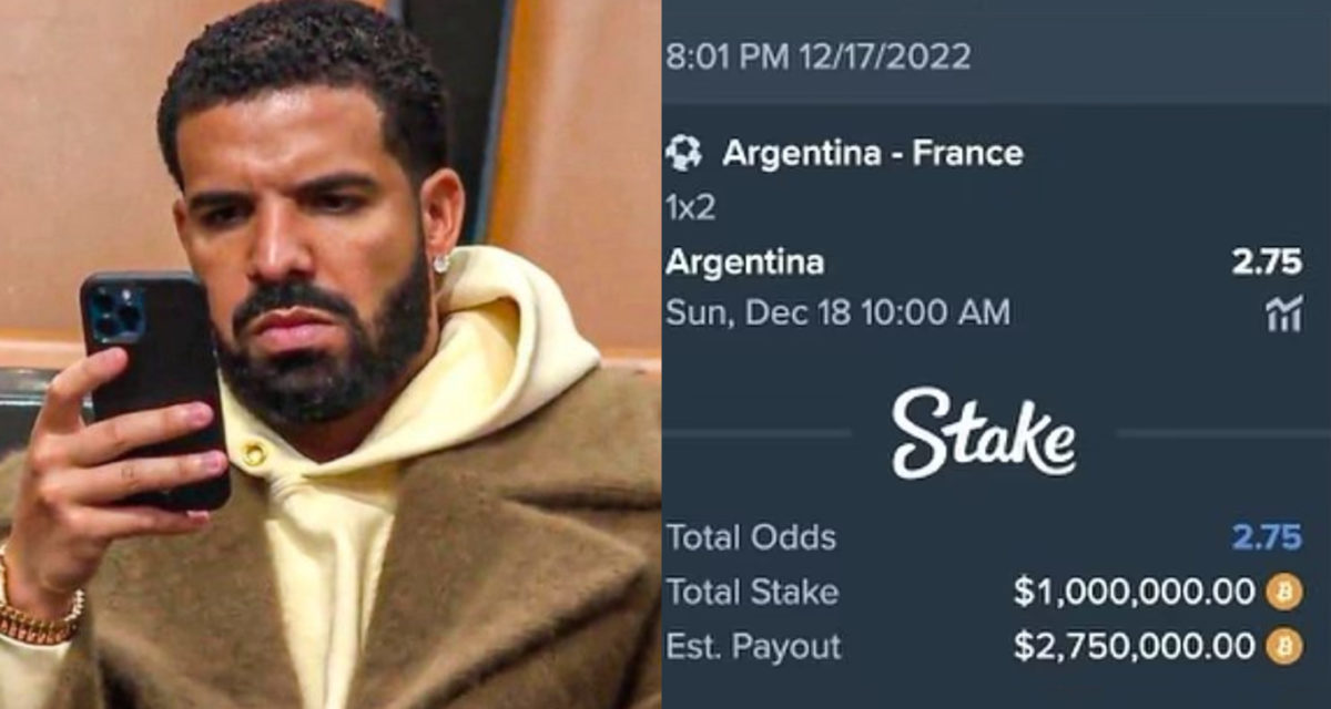 Drake Lost $1 Million Backing Argentina On World Cup Final Bet