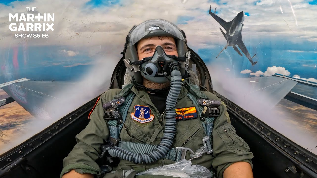 The Dutch Air Force Actually Let Martin Garrix Fly An F-16 - Boss Hunting