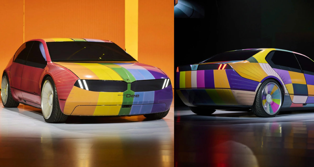BMW's i Vision Dee Concept Car Has A Colour-Changing Paint Job