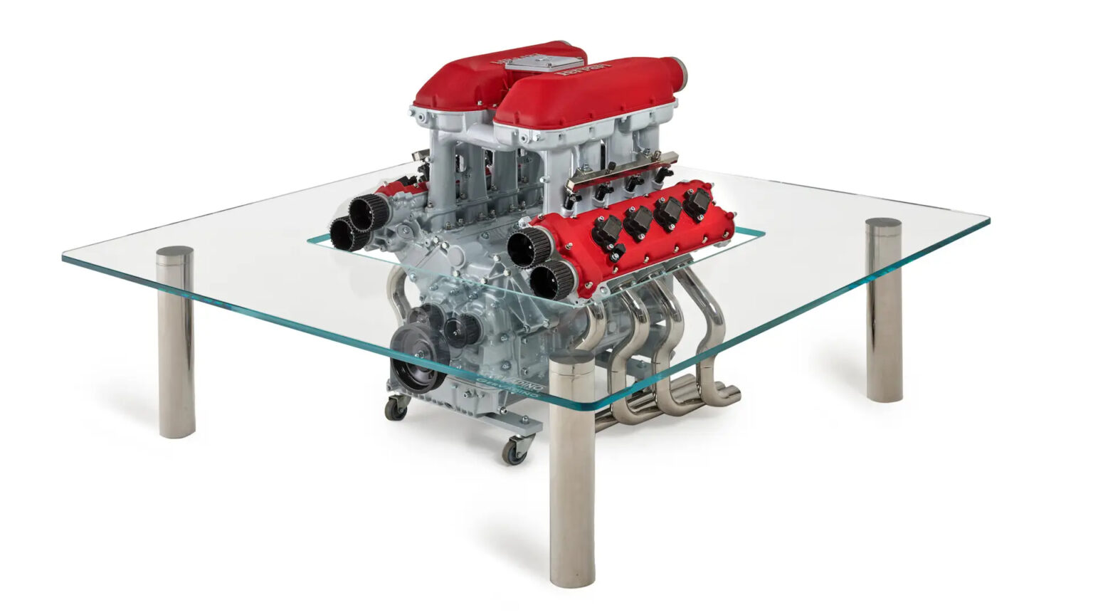 This Epic Ferrari Engine Coffee Table Is Currently Up For Grabs