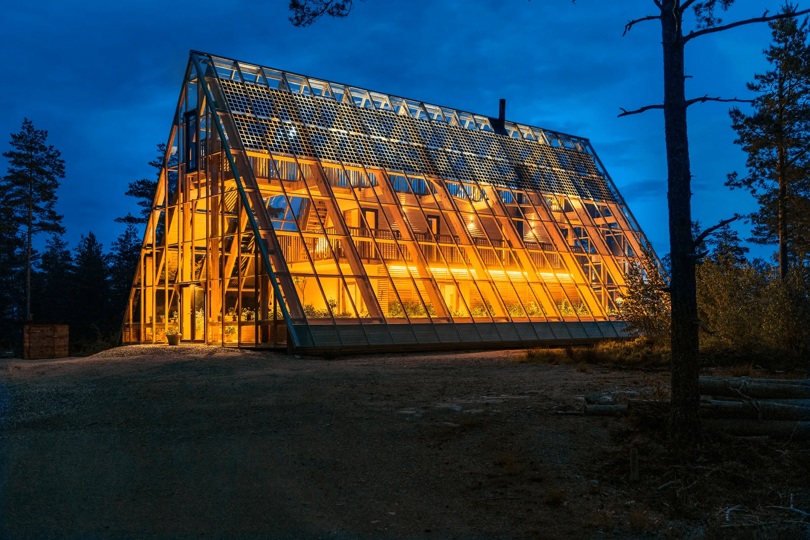 Take A Tour Of This Swedish A-Frame Eco Home