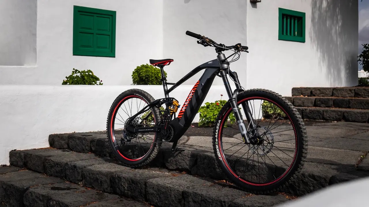 The $14k Audi Electric Mountain Bike Is Inspired By An Off-Road Rally Racer