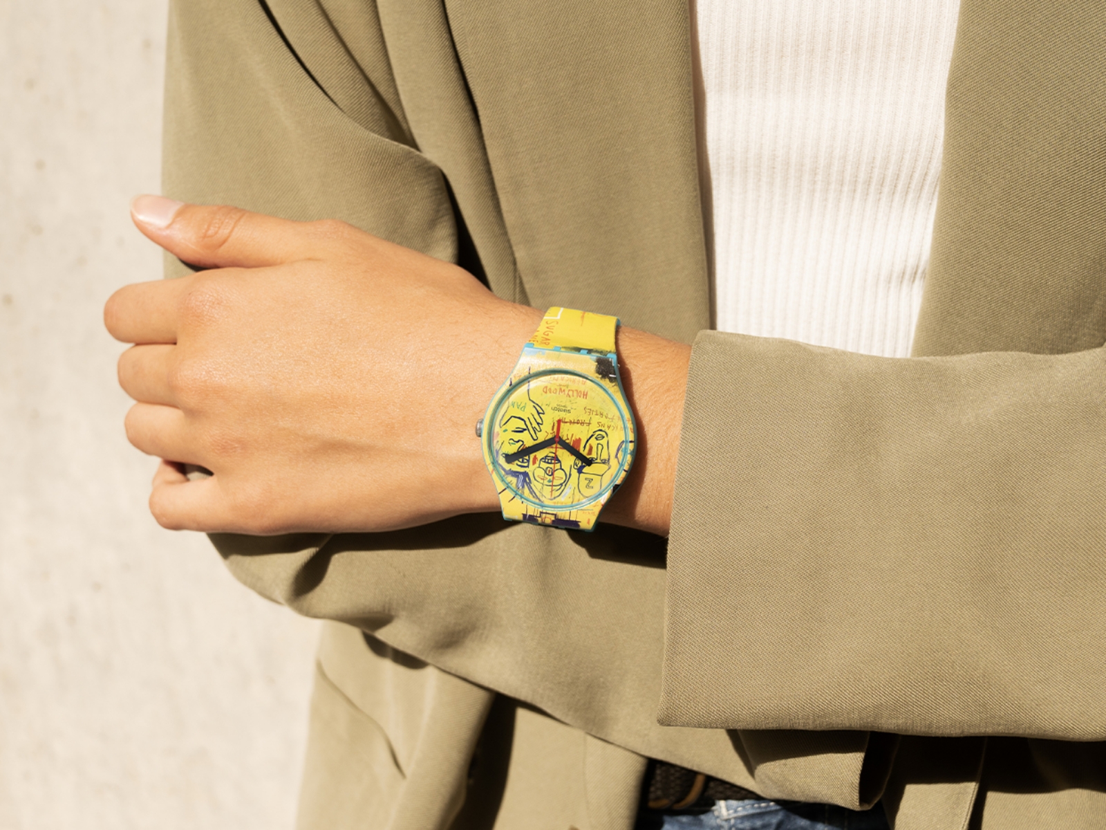 The Swatch x BASQUIAT Collection Puts Street Art On Your Wrist