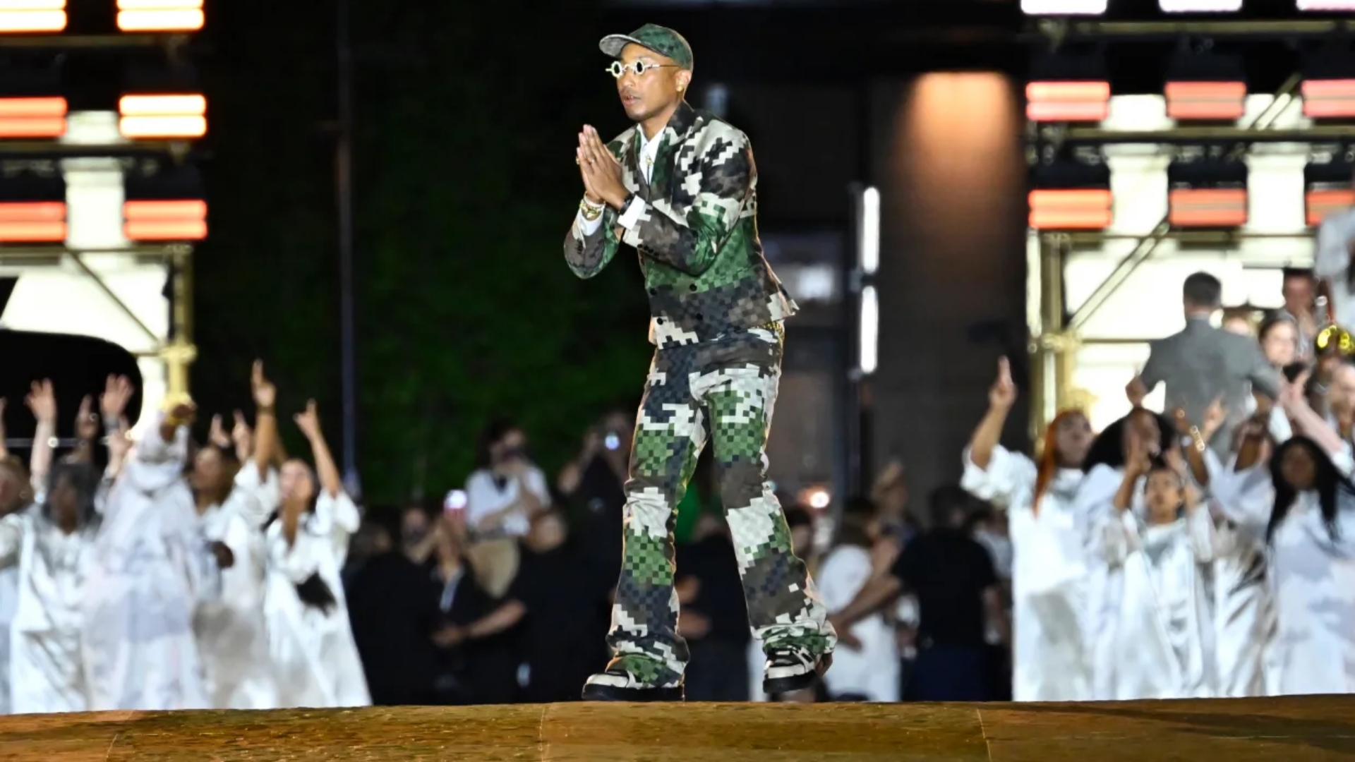 Watch: Pharrell Triumphs With His First Collection At Louis Vuitton
