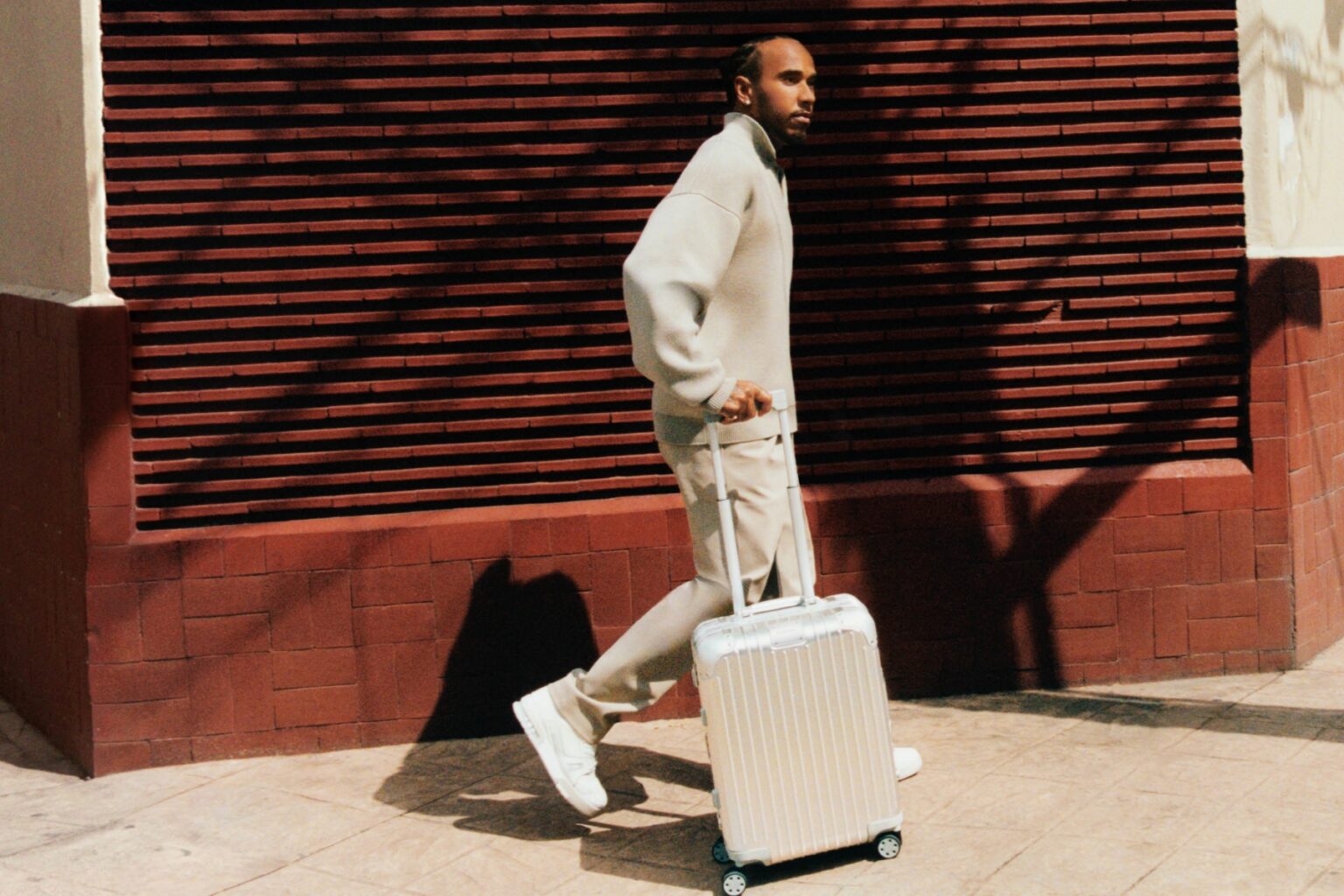 Lewis Hamilton Stars In The Latest Rimowa 'Never Still' Campaign