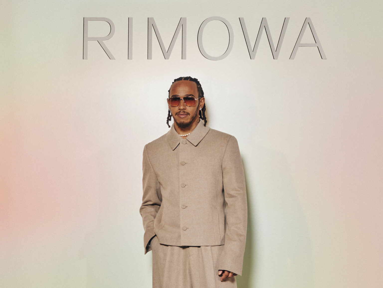 Lewis Hamilton Debuts RIMOWA's New Colourways At Superstar Party In ...