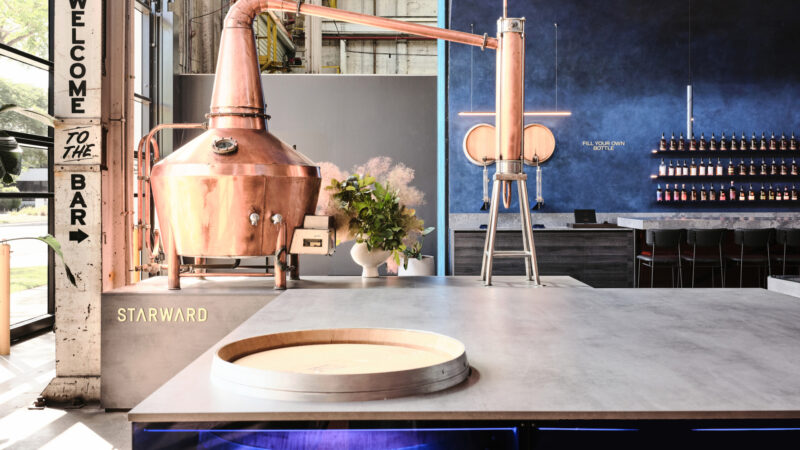 Starward Whisky's Port Melbourne Distillery Just Got A Major Glow Up ...