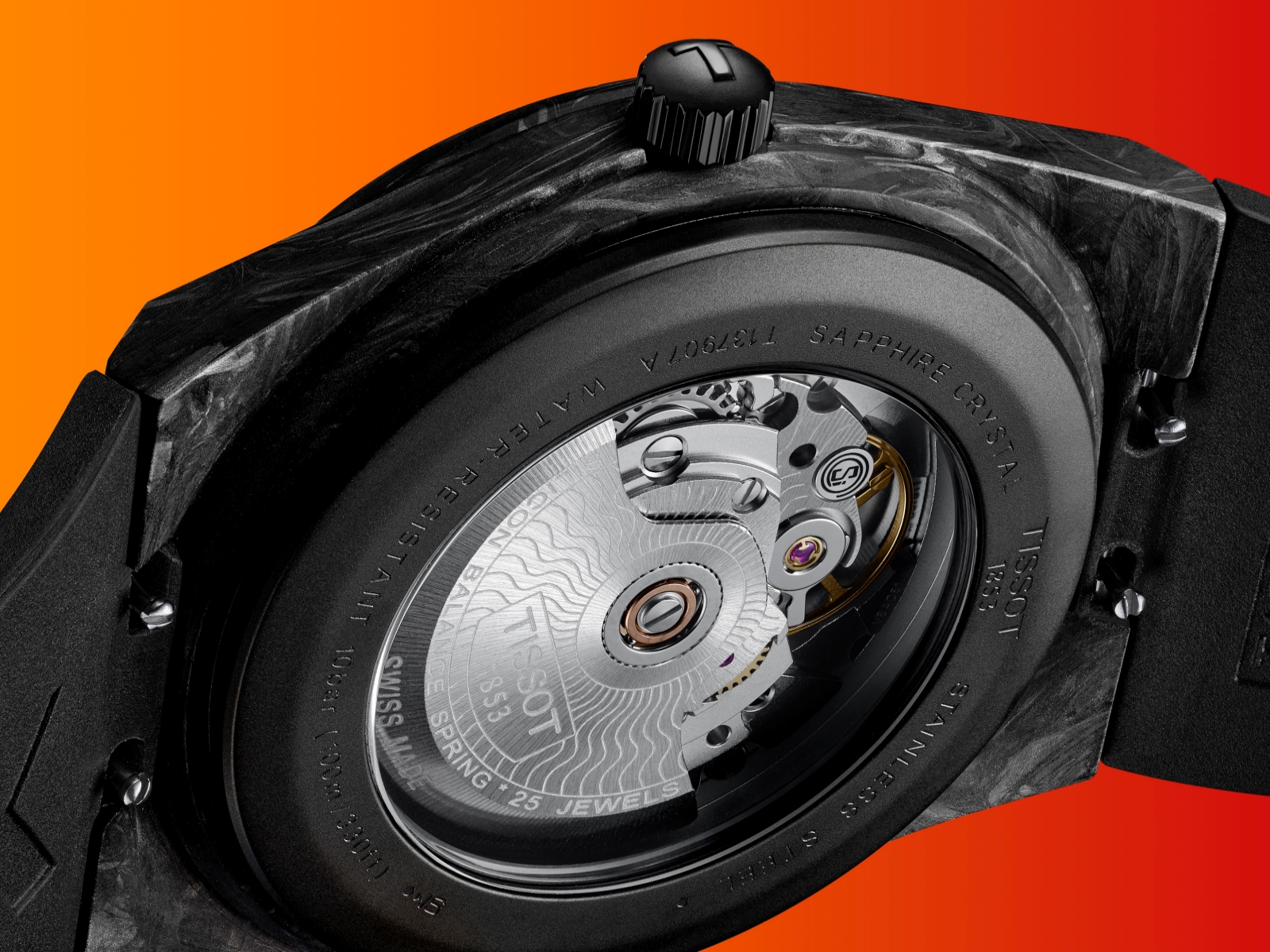 Tissot Adds Forged Carbon To Its Popular PRX 40mm Lineup