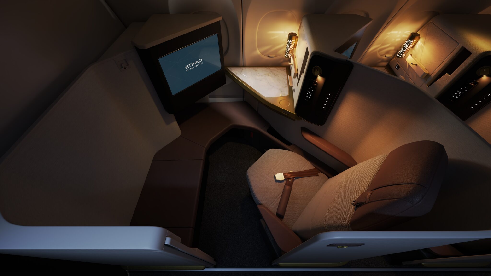 Etihad's New First Class Suites Fit Widebody Luxury Into A321LRs