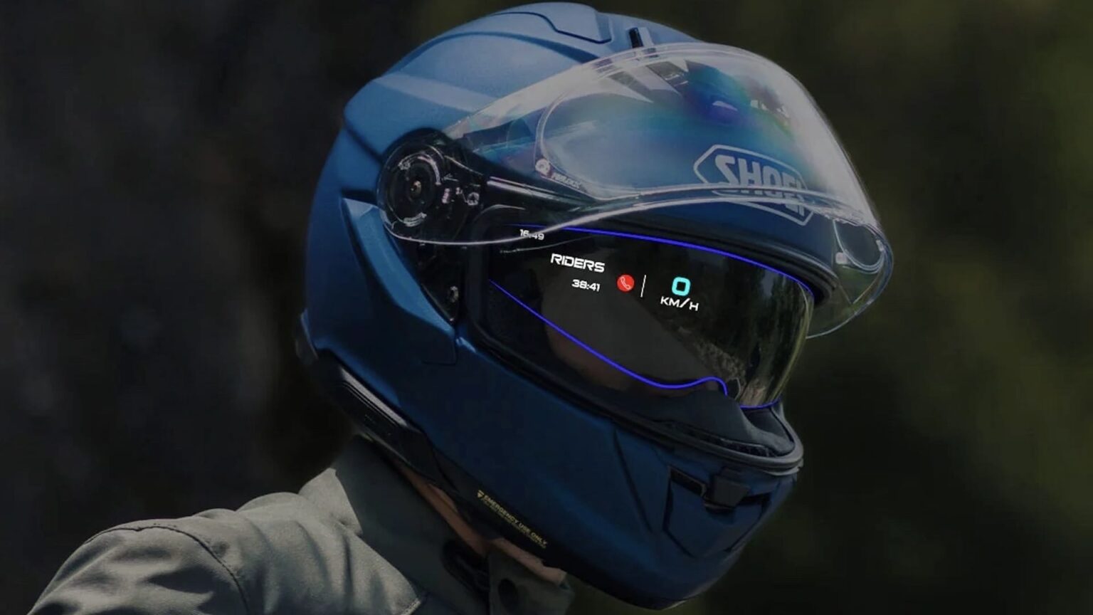 Shoei Unveils Full AR Helmet That Displays Calls, Direction, & Speed In ...